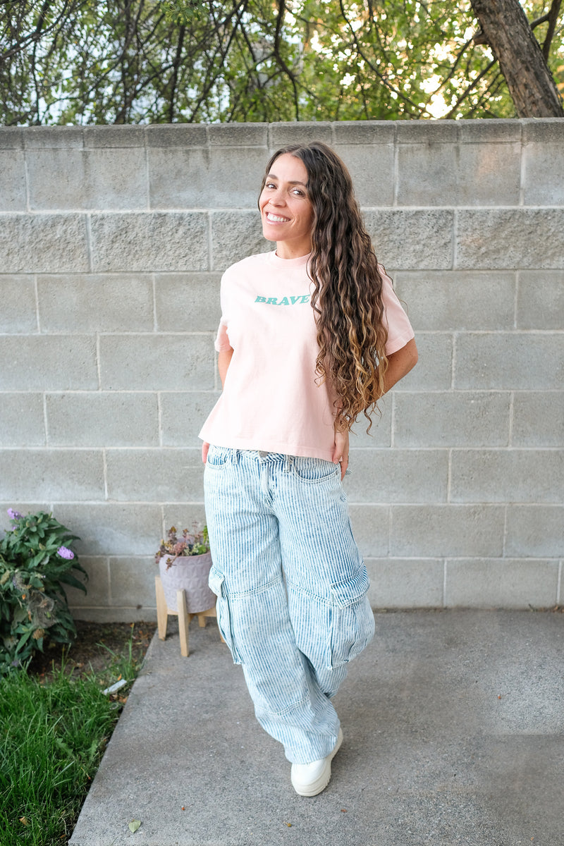 Brave Affirmation Boxy Tee – Indy Llew and You